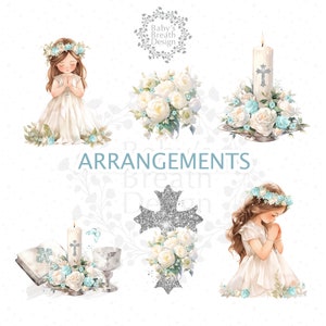 Watercolor First Communion Clipart, Watercolor Clipart First Communion ...