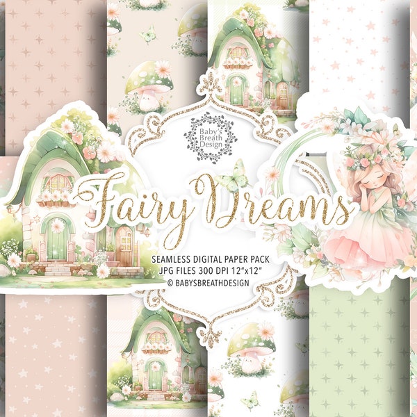 Girl Digital Paper - Etsy