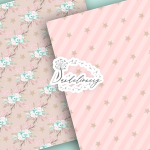 Watercolor Hello Winter Digital Paper, Christmas, Branches, Christmas ...