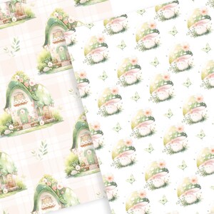 Watercolor Fairy Tale Digital Paper Pack, Fairy Pattern, Swing, Flower ...