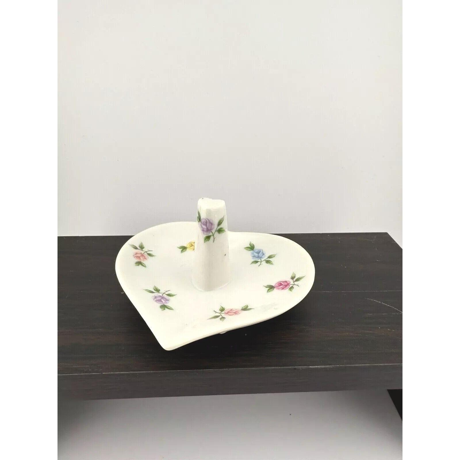 Takahashi San Francisco Lara Heart Shape Ring Holder Trinket Dish White ...