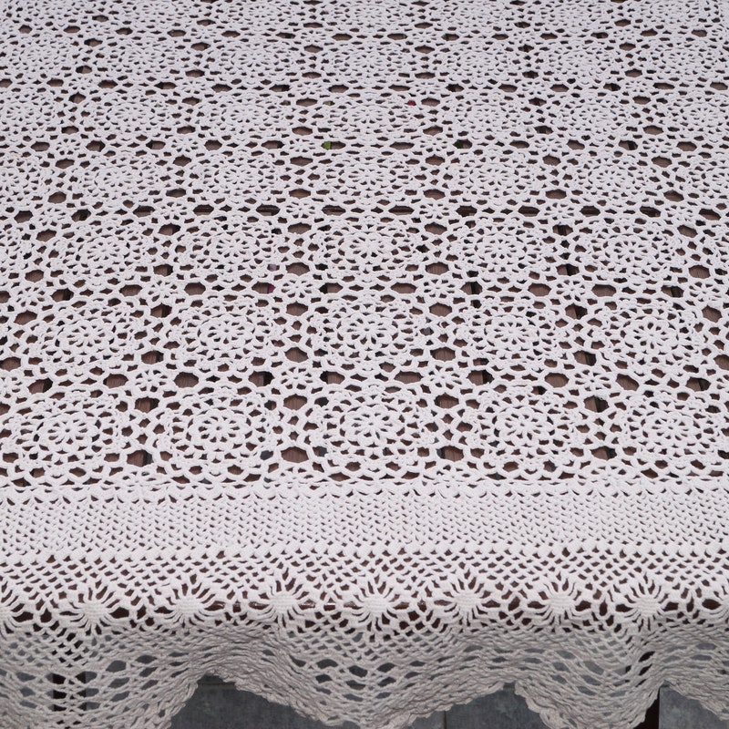 Crochet Table Cover - Etsy