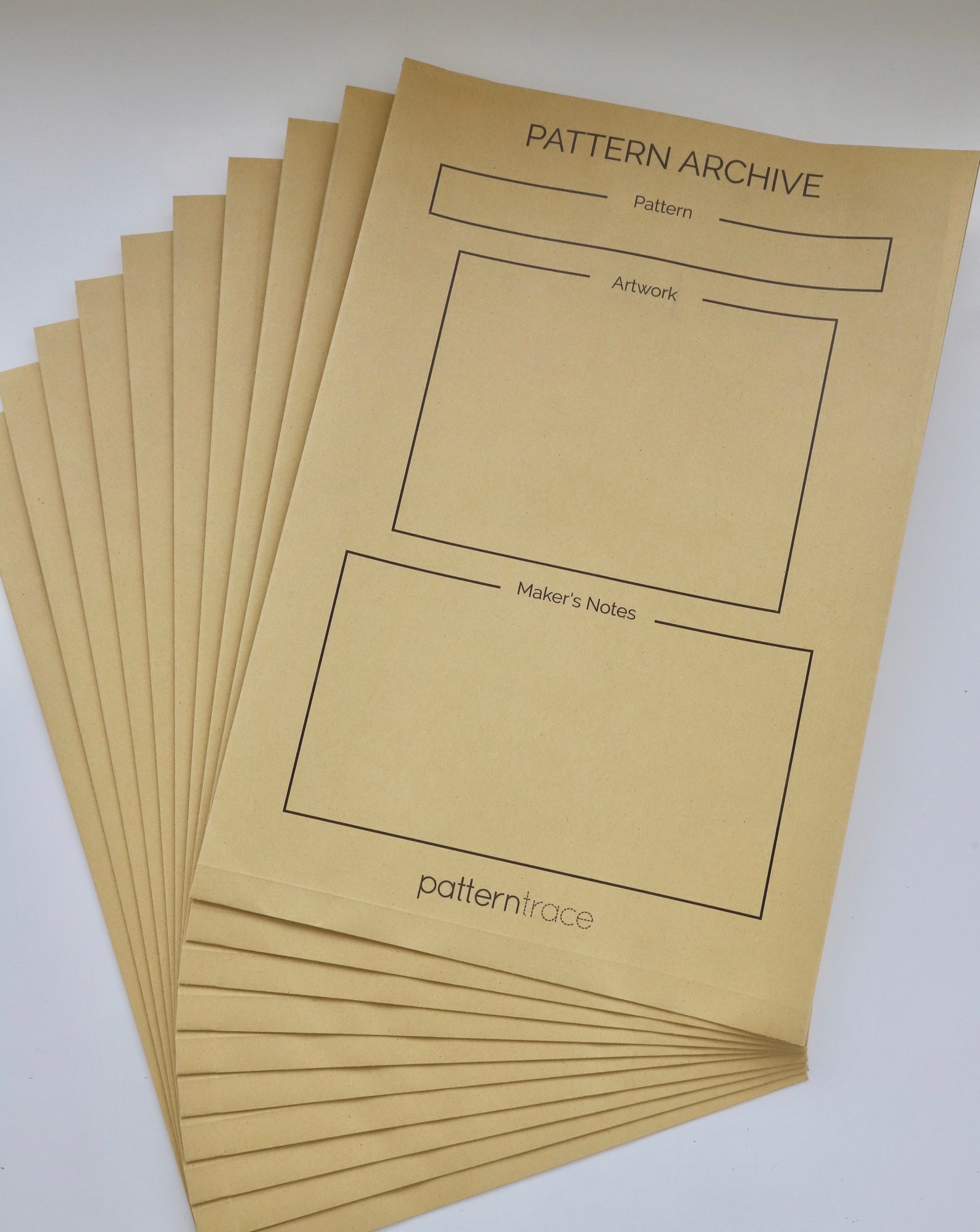 Pattern Archive Storage Envelopes for Sewing Room Organisation | Etsy
