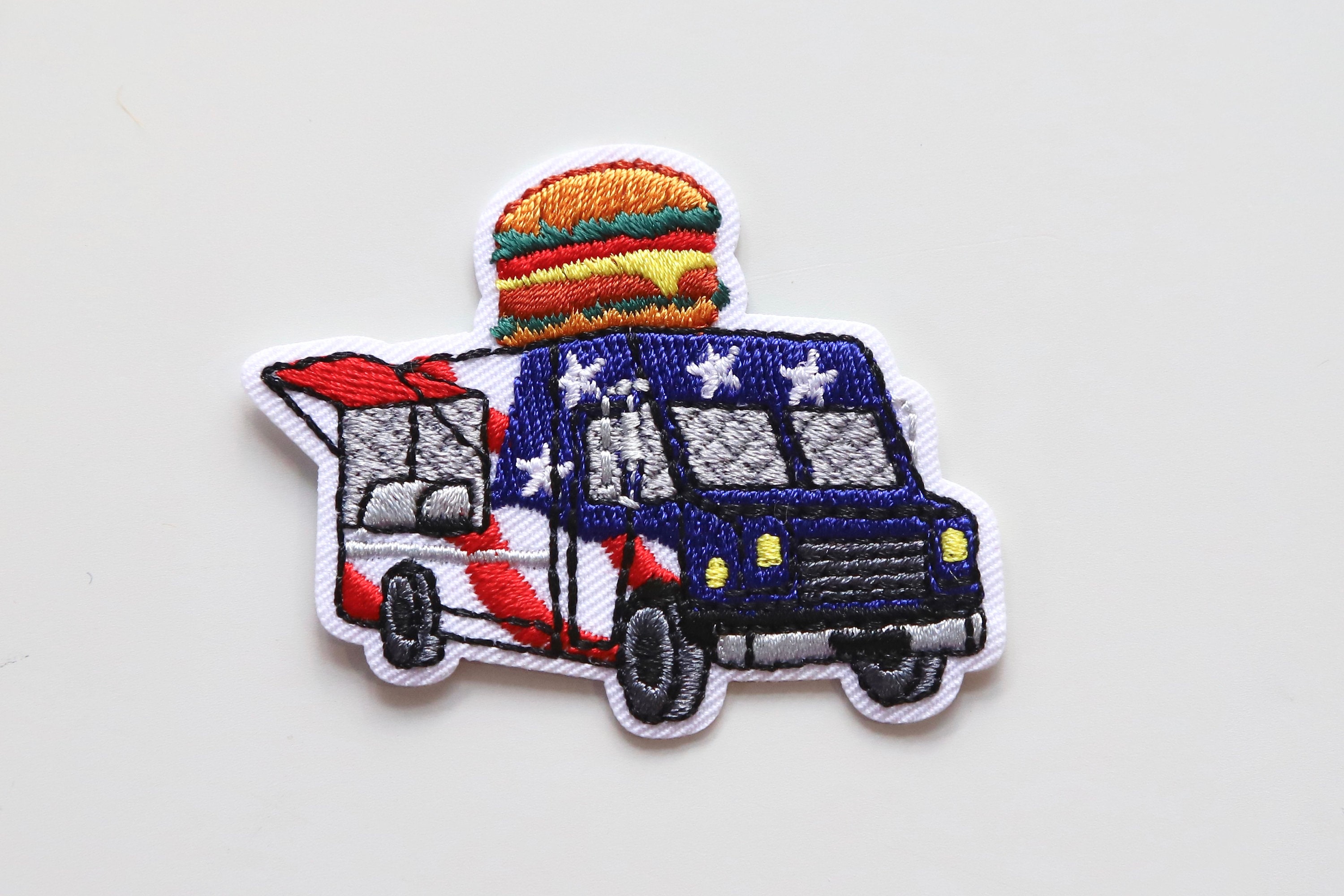 Food Van Iron on Patches Fast Food Festival Food - Etsy UK