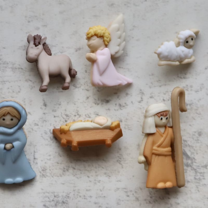 Nativity Buttons - Etsy UK