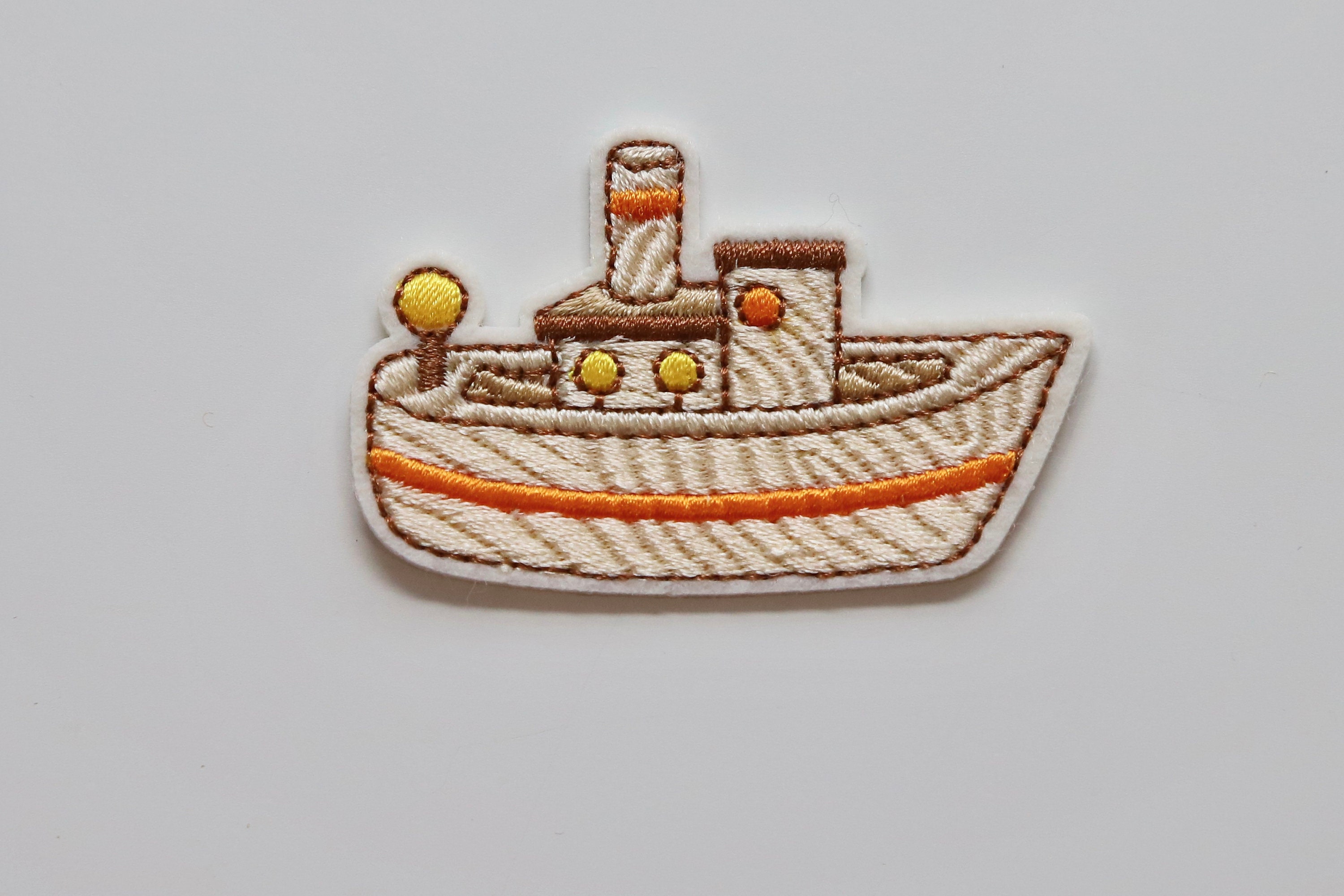 Baby Patches - Embroidered Wooden Nursery Toy Iron on Motifs - Rocking ...