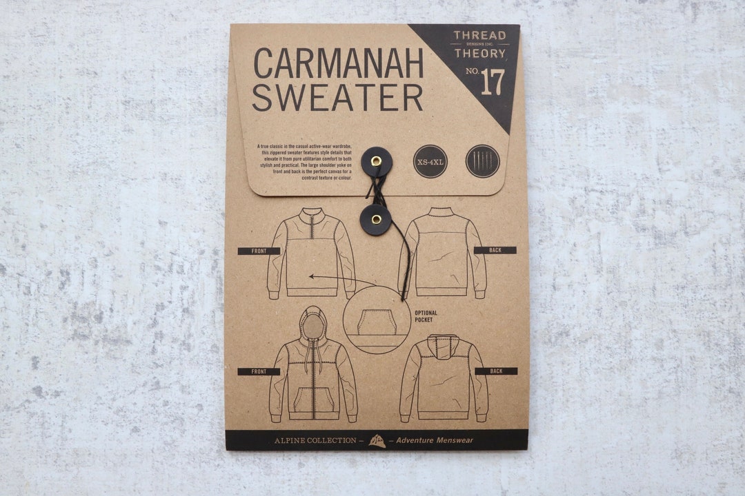 Thread Theory Designs - Carmanah Sweater - Paper Pattern - Etsy UK