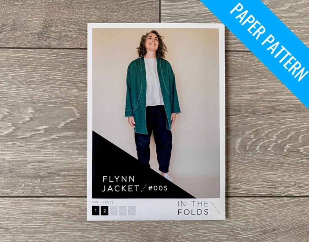 Flynn Jacket Paper Sewing Pattern - in the Folds - Etsy UK