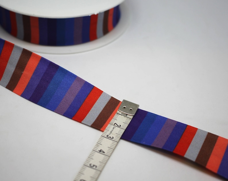 Bias Binding Vibrant Striped Superb Quality Silky Smooth - Etsy UK