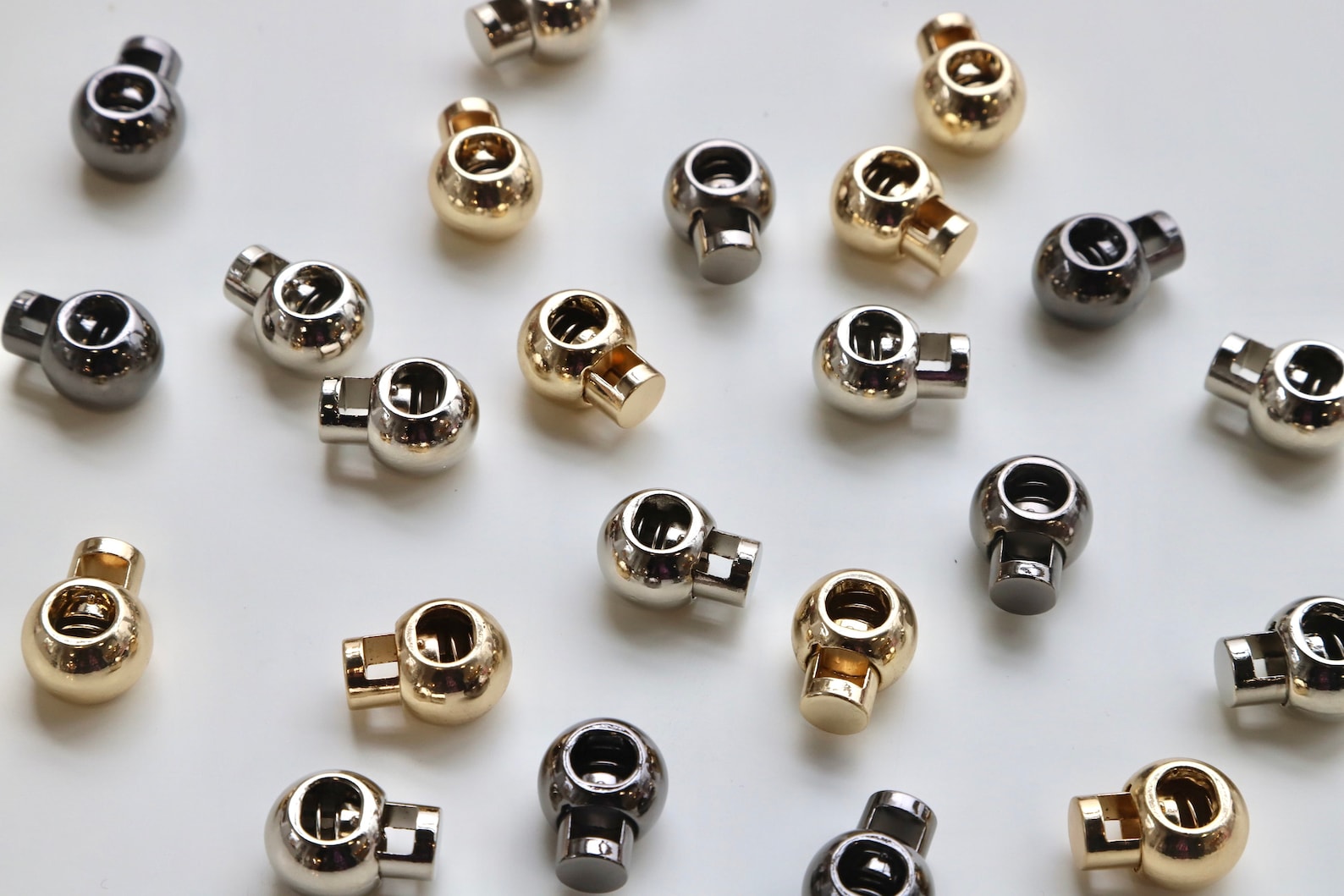 Round Cord Stopper Solid Metal Ball Toggle for Elastic and - Etsy UK