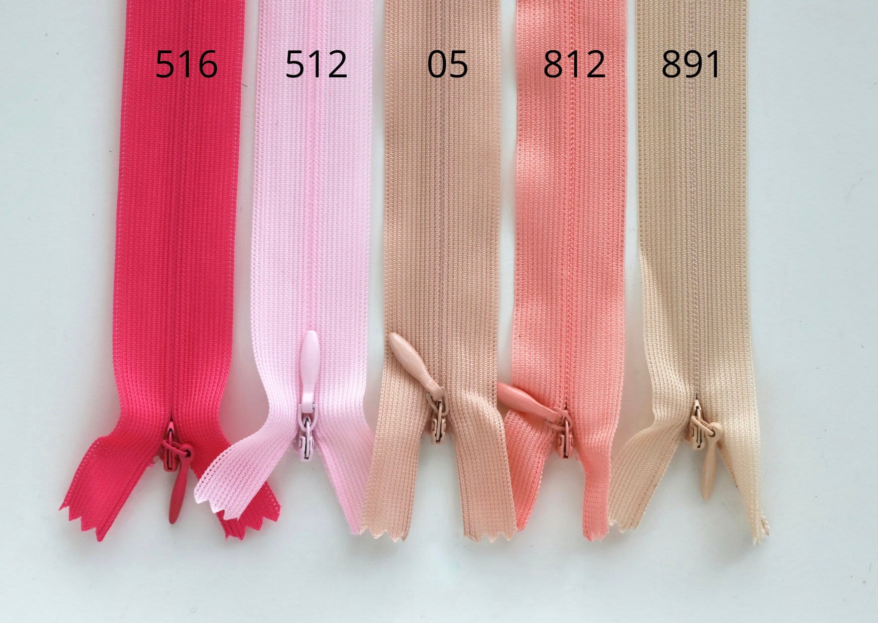 Lightweight Invisible Zip Concealed Zipper 22 Inch - Etsy UK