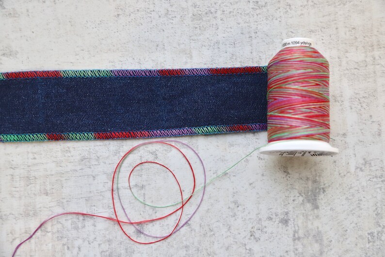 Variegated Rainbow Overlocker Thread Gütermann Wooly/bulky - Etsy UK