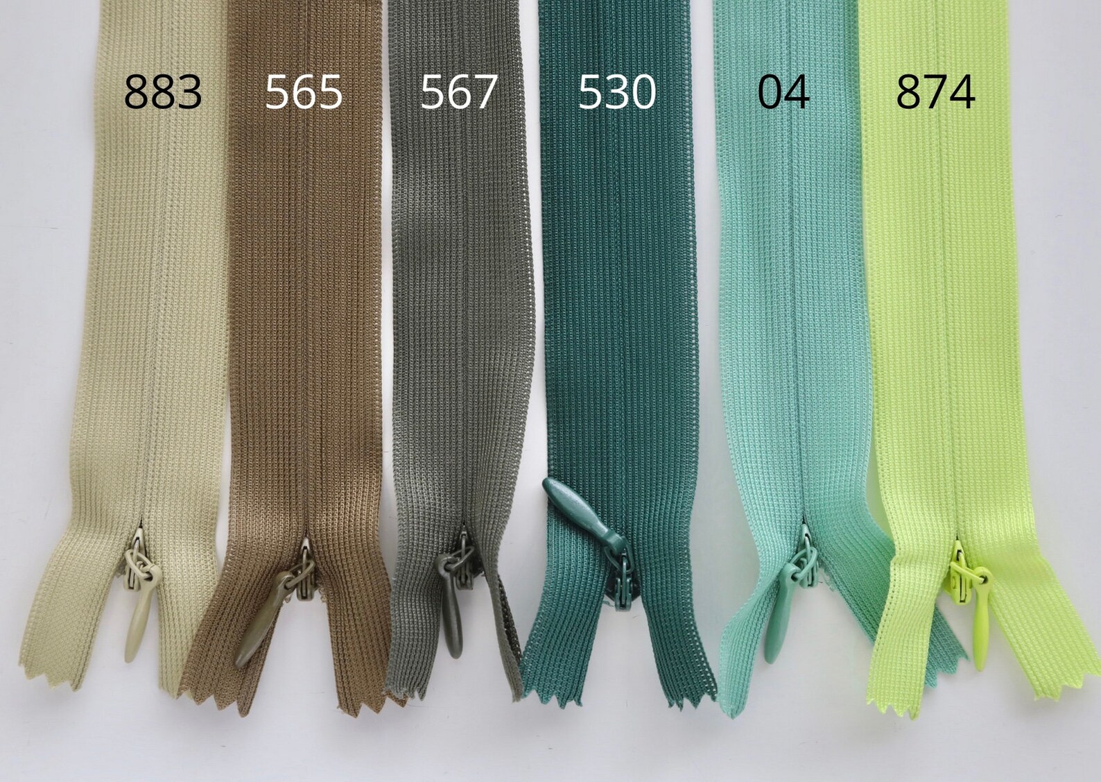 Lightweight Invisible Zip Concealed Zipper 22 Inch - Etsy UK