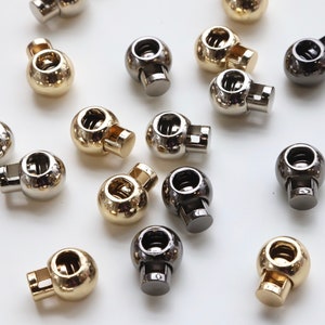 Round Cord Stopper - Solid Metal Ball Toggle for Elastic and Draw ...