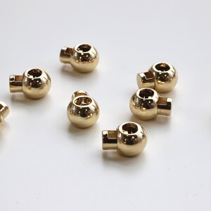 Round Cord Stopper - Solid Metal Ball Toggle for Elastic and Draw ...