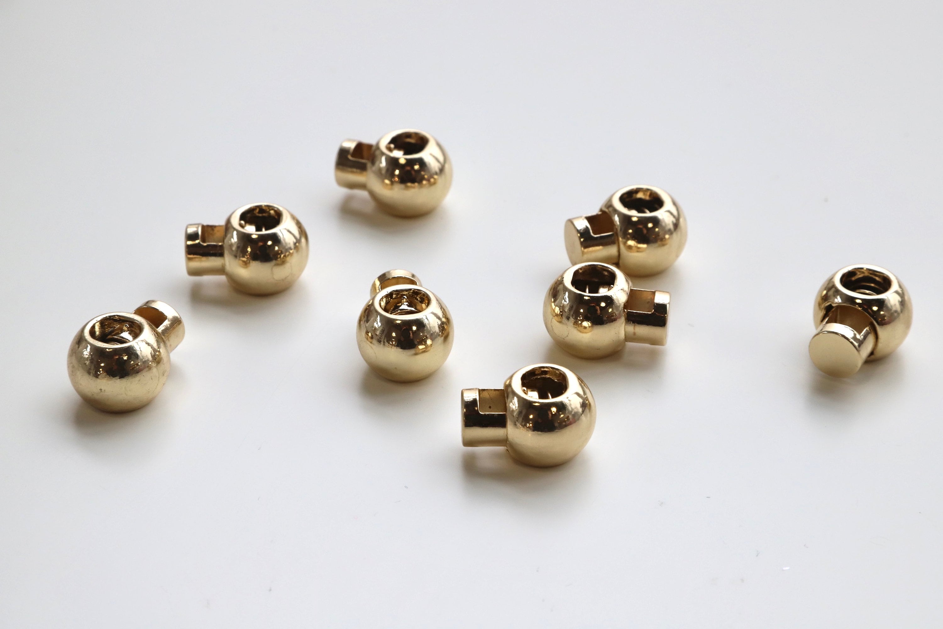 Round Cord Stopper - Solid Metal Ball Toggle for Elastic and Draw ...