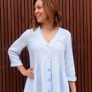 Style Arc - Jules Woven Tunic - Paper Dressmaking Sewing Pattern - Etsy UK