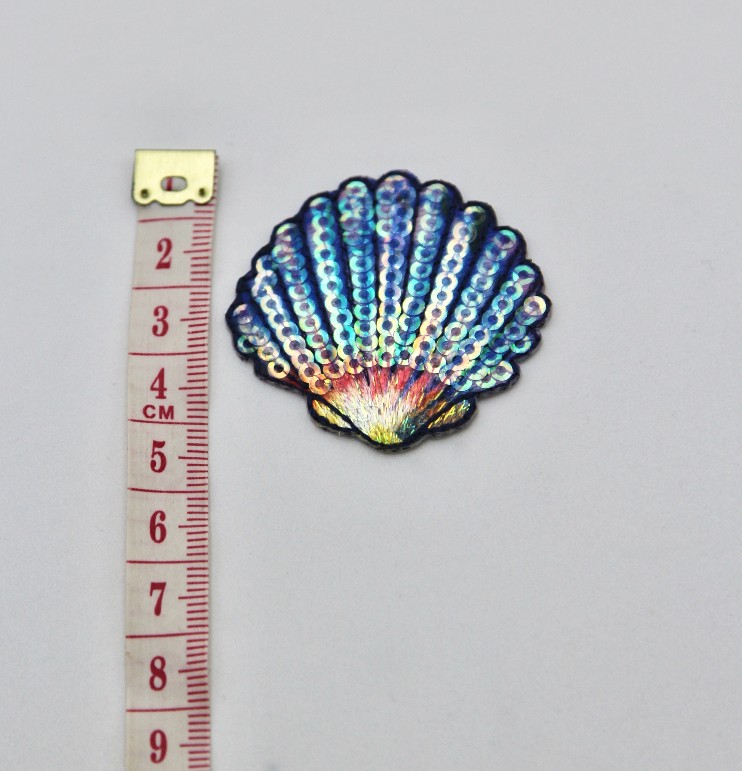 Iridescent Sequin Embroidered Underwater Motifs Seahorse | Etsy UK