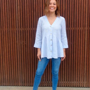 Style Arc - Jules Woven Tunic - Paper Dressmaking Sewing Pattern - Etsy UK