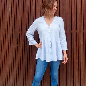 Style Arc - Jules Woven Tunic - Paper Dressmaking Sewing Pattern - Etsy UK