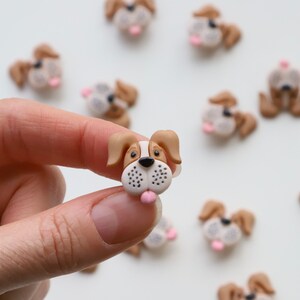 Dog Buttons - 3D Novelty Dogs - Sheepdog, Hound, Chihuahua, Spaniel ...