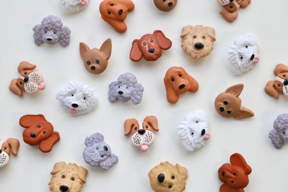 Fluffy Puppy Buttons