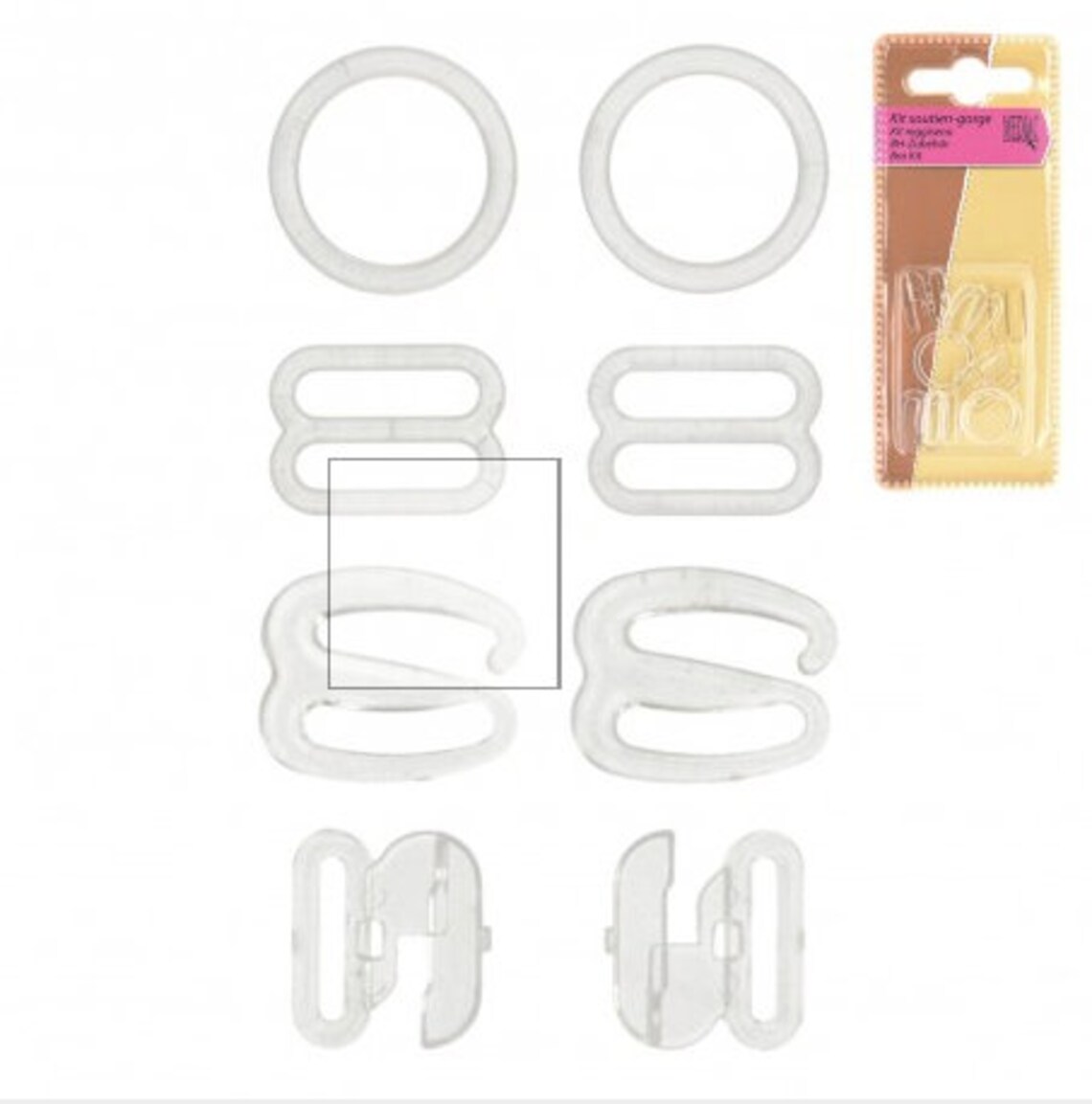 Rings Sliders and Clips for Lingerie Bra and Bikini Straps - Etsy UK