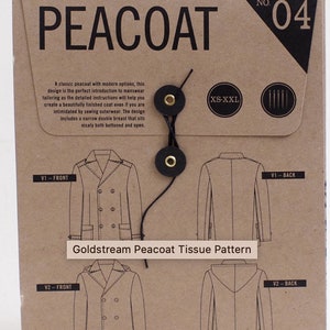 Thread Theory Designs Goldstream Peacoat Paper Pattern All Sizes - Etsy UK