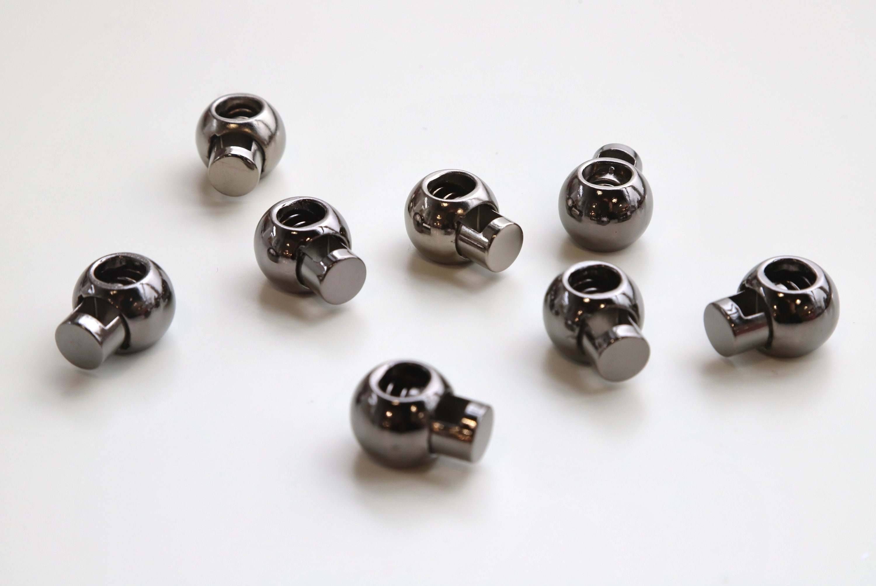 Round Cord Stopper - Solid Metal Ball Toggle for Elastic and Draw ...