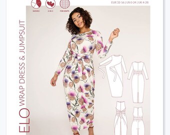 Wrap Dress Sewing Pattern | Etsy UK