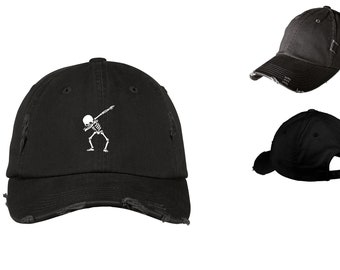Skeleton Baseball Cap - Etsy