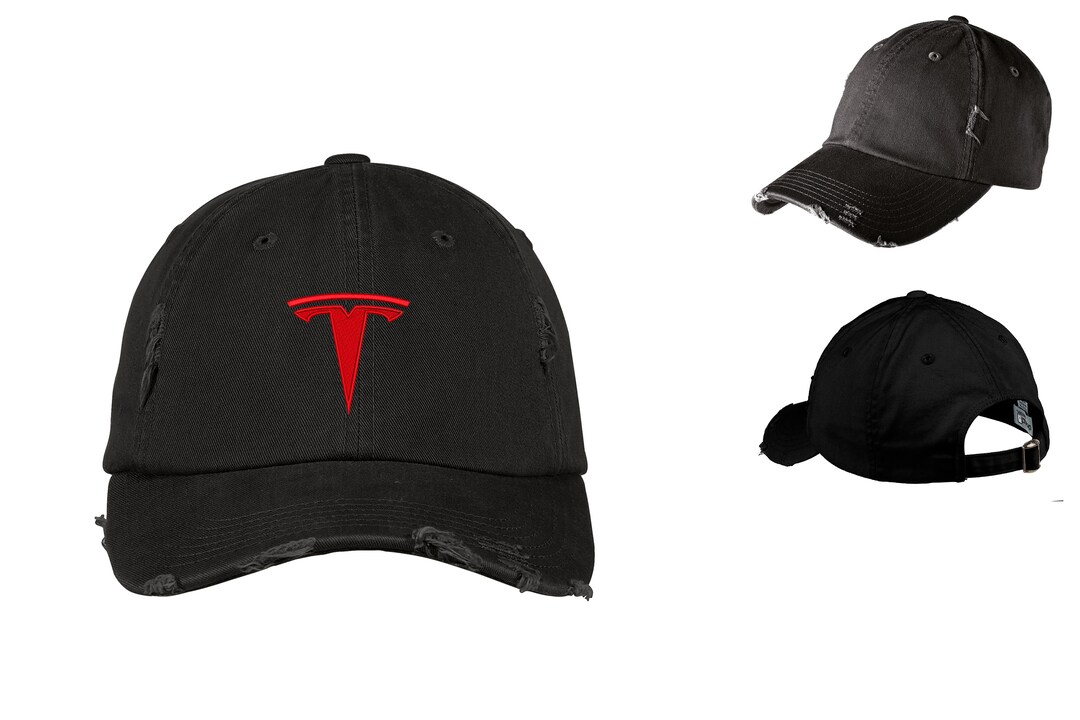 The Ultimate Tesla Fan Hat - Embroidered Adjustable Vintage Style Dad's ...