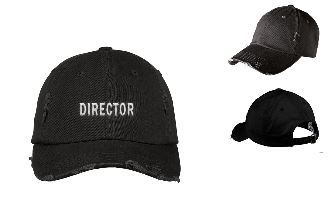 Look Like a Pro With Our DIRECTOR Embroidered Vintage Style Dad's Cap ...