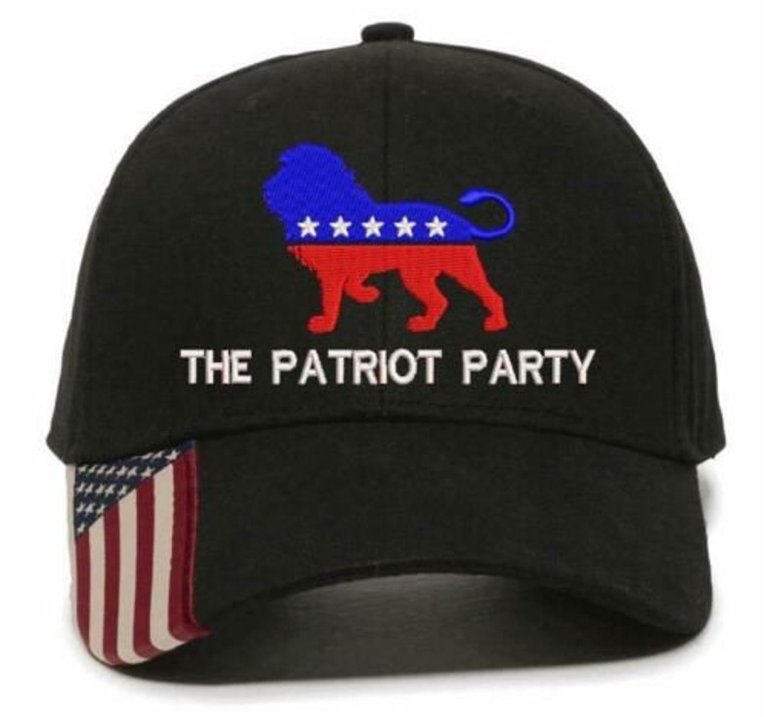 Make a Statement With the Patriot Party Hat: Embroidered Adjustable ...