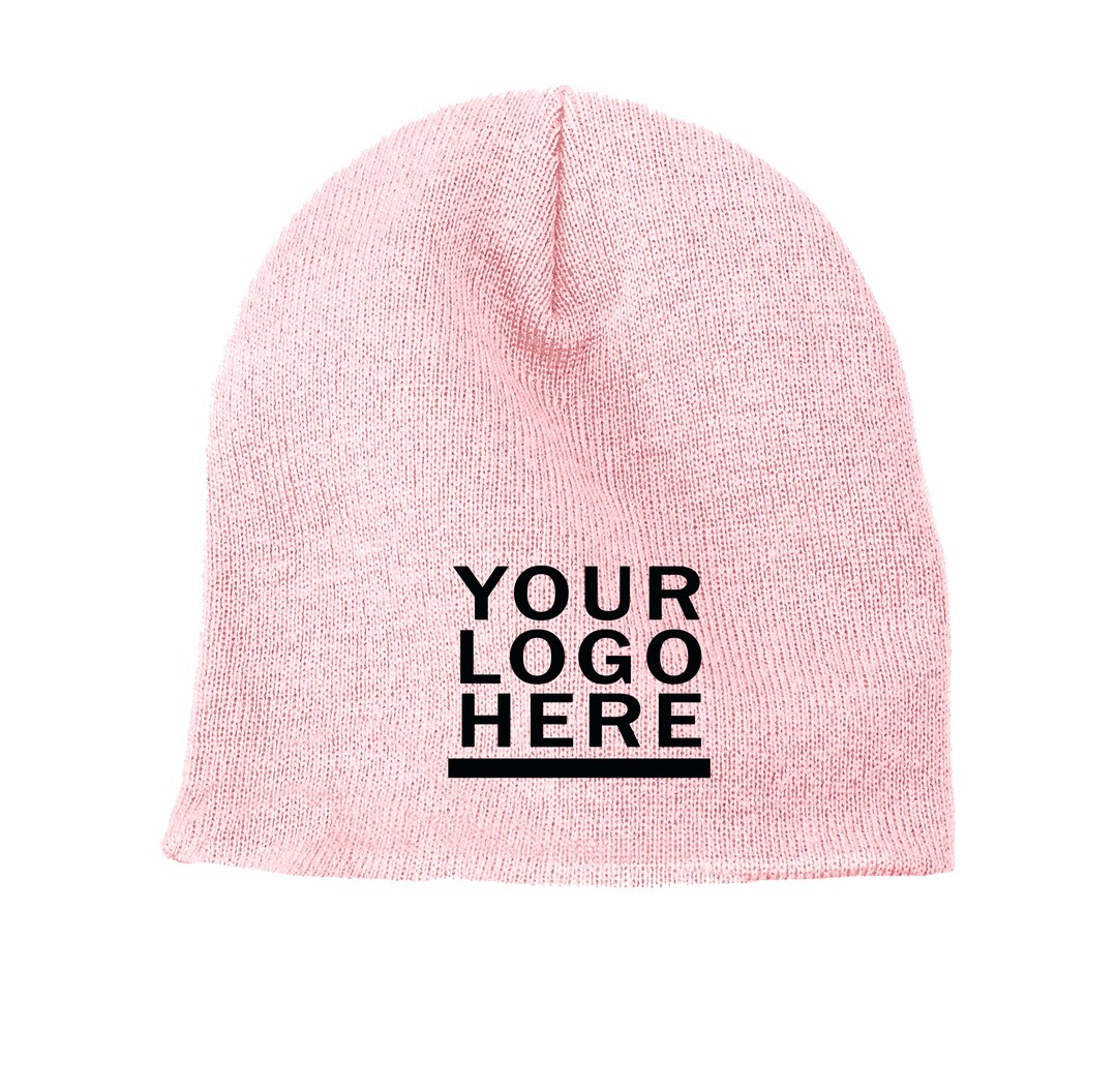 Make a Statement With Your Own Custom Embroidered Beanie Knit Style ...