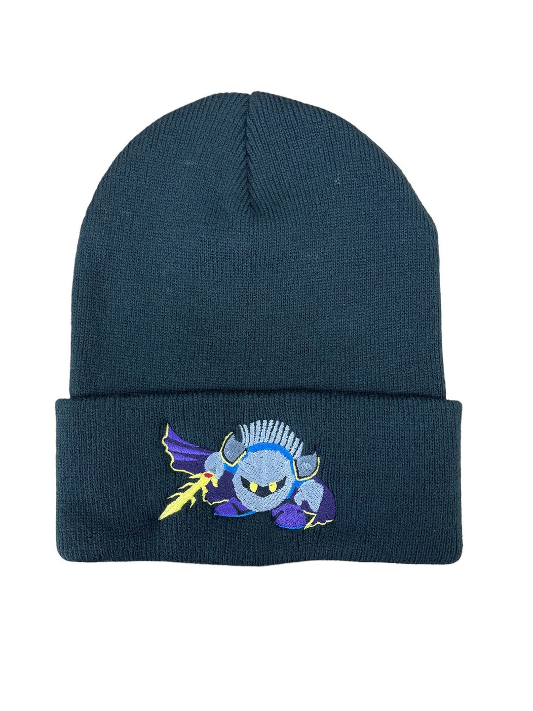 Get Ready to Battle With Meta Knight: Unisex Embroidered Knit Beanie ...