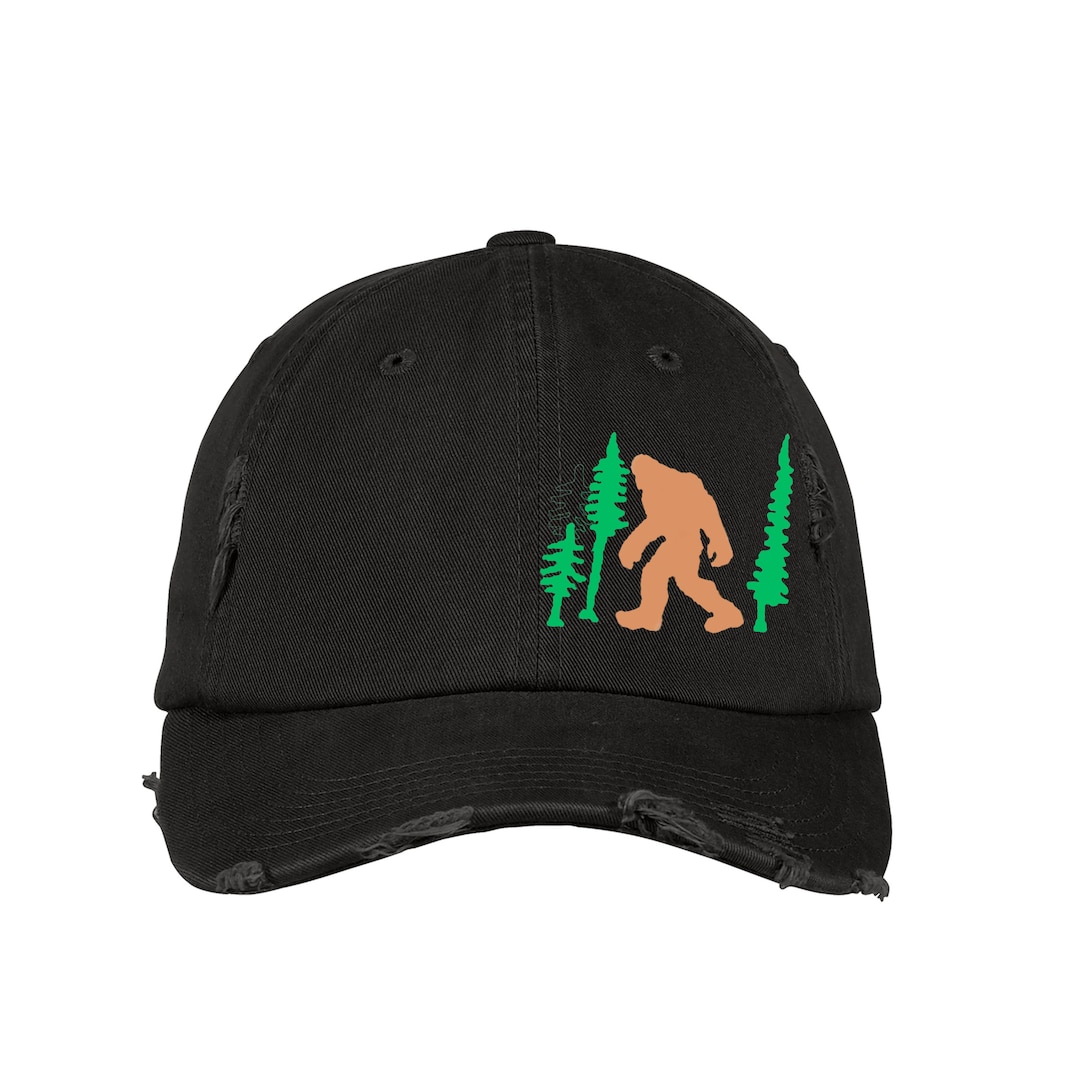 Sasquatch Big Foot Ass - Embroidered Adjustable Vintage Style Dad's Cap ...