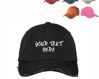 Custom Embroidered Hat Personalized Dad Cap Embroidery - Etsy