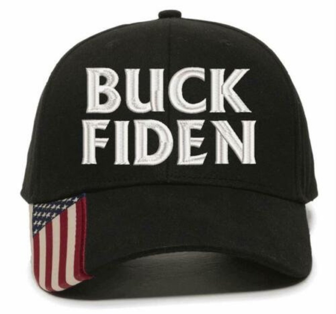 Buck Fiden Embroidered Adjustable American Flag Cap Various FJB Hat - Etsy