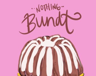 Bundt Pun Cards - Etsy UK