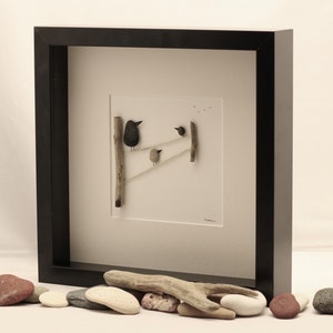 Pebble Art Picture Birds - Etsy