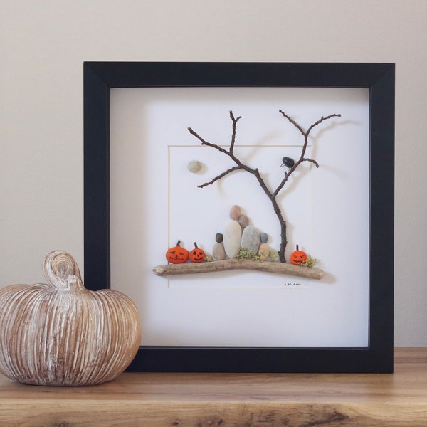 Halloween Pebble Art - Etsy