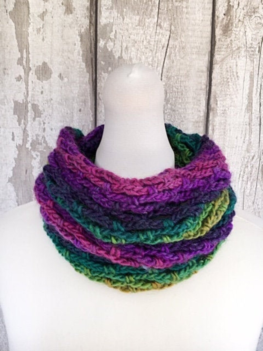 Cosy Cowl Crochet Pattern, Warm Neck Warmer Crochet Pattern, Easy ...