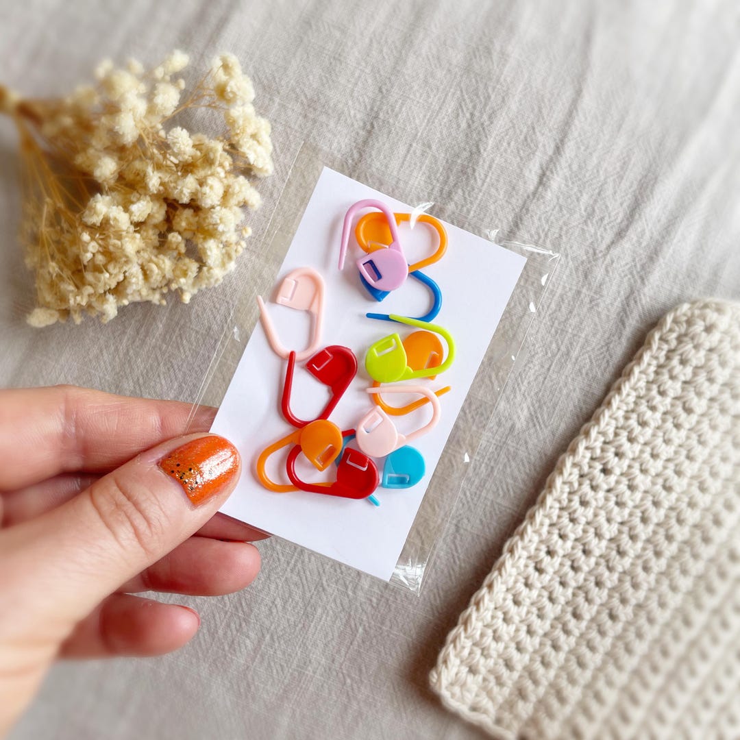 Plastic Stitch Marker, Ring Stitch Markers, Crochet Row Markers, Stitch ...