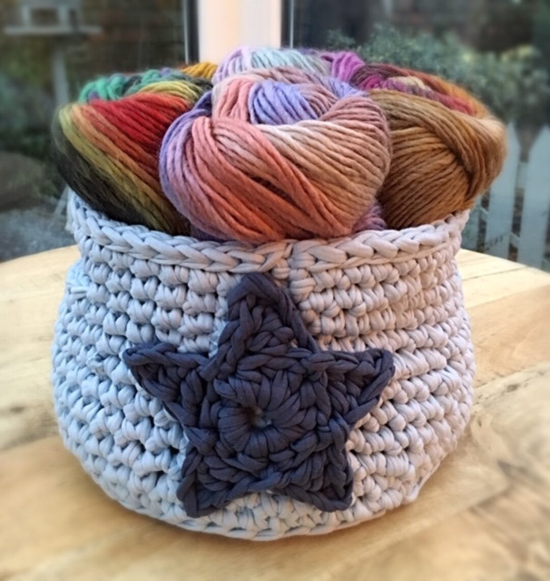 Storage Basket Crochet Pattern, Crochet Pattern With Videos, Sturdy ...