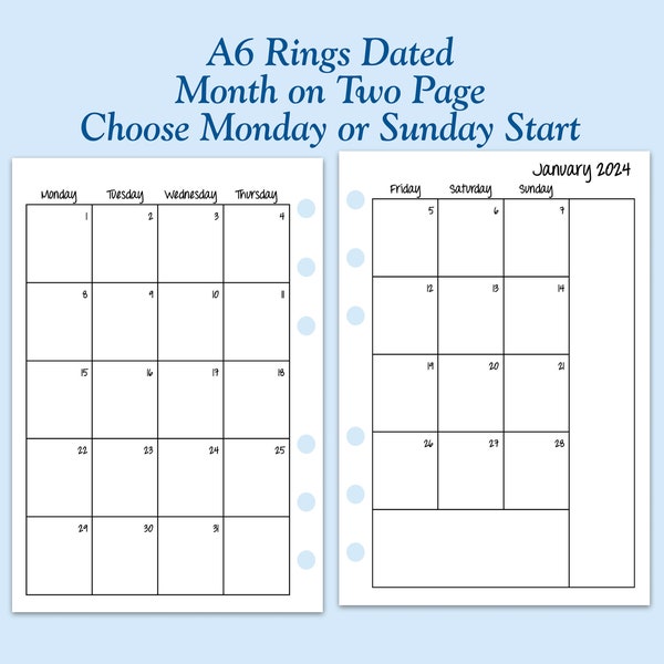 Planner Inserts - Etsy