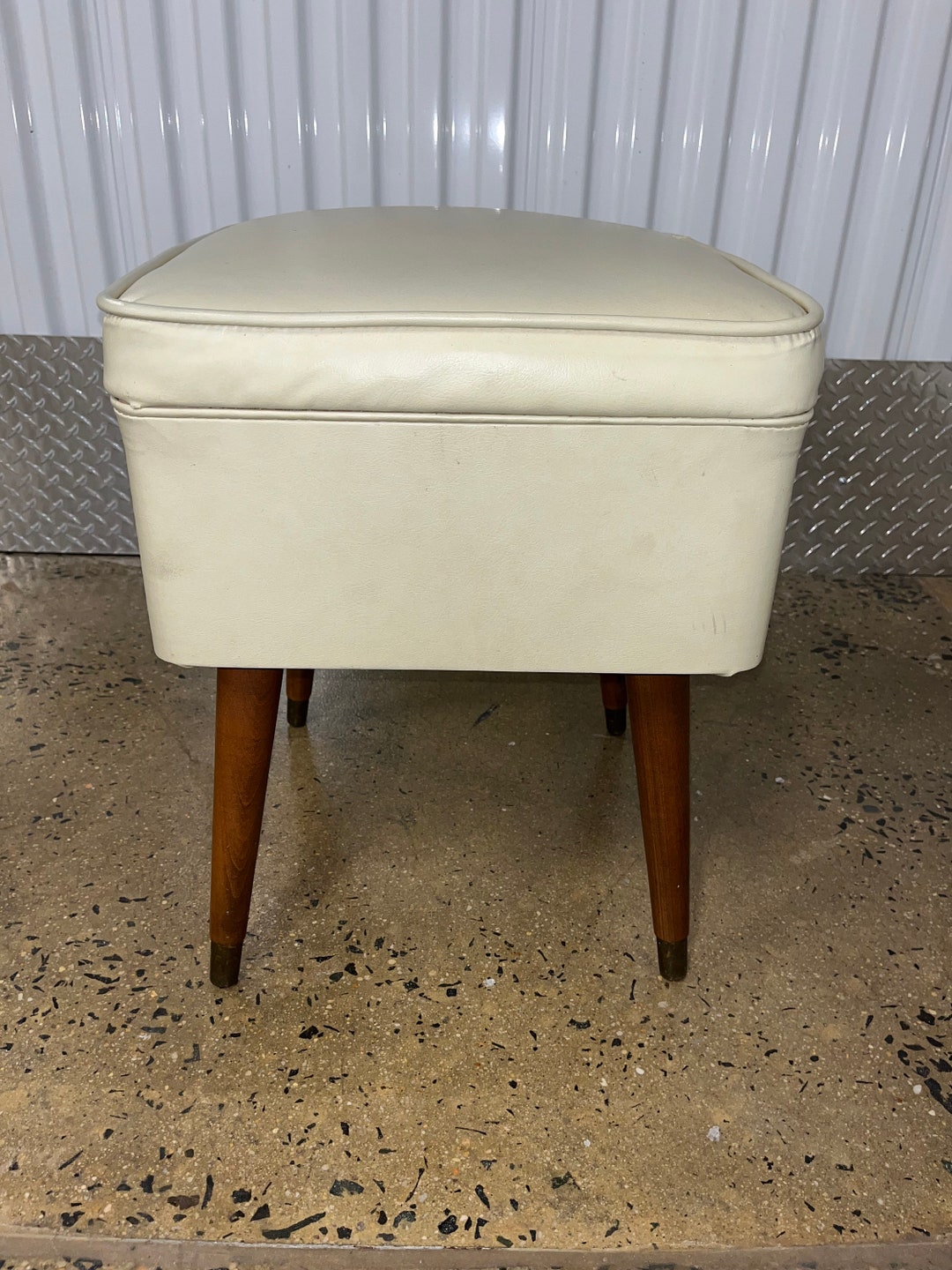 Singer Mid Century Modern Sewing Bench - Etsy