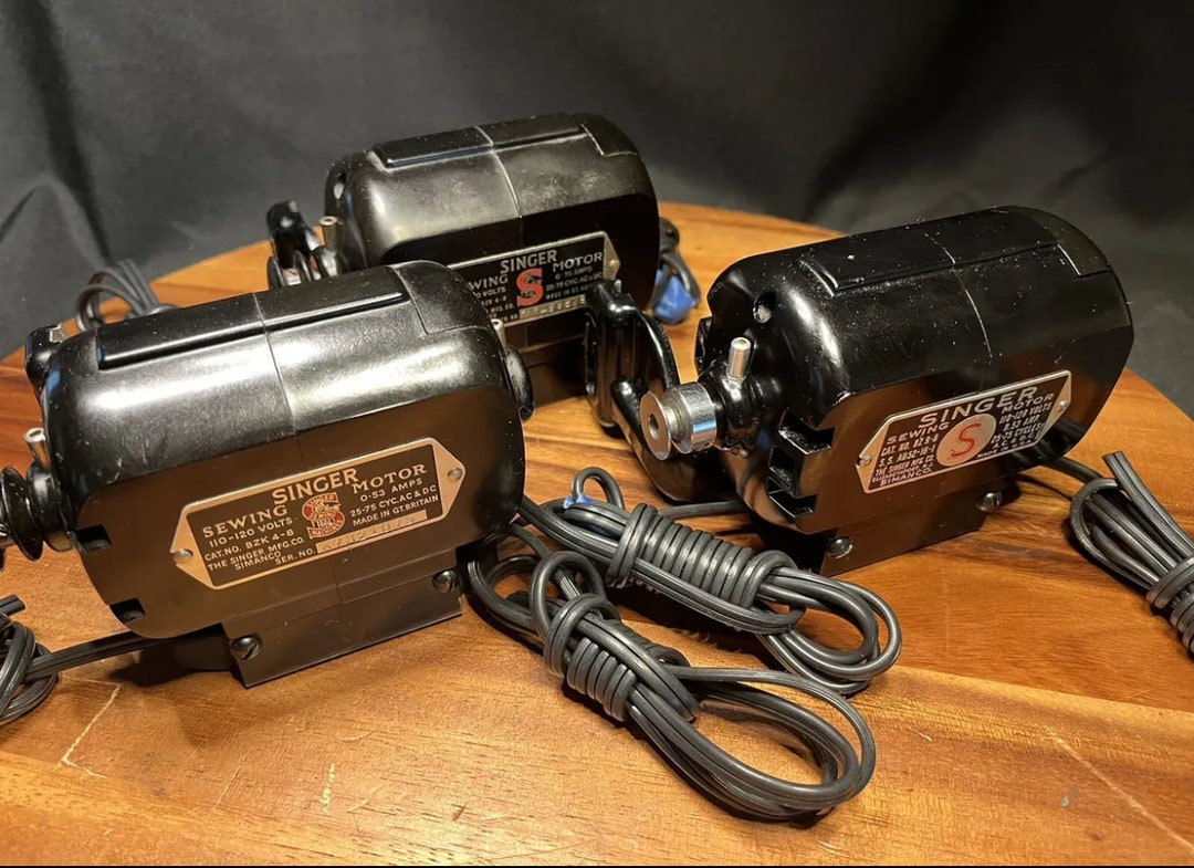 Vintage SINGER Sewing Machine BZ 15-8 Motor With Bracket. - Etsy