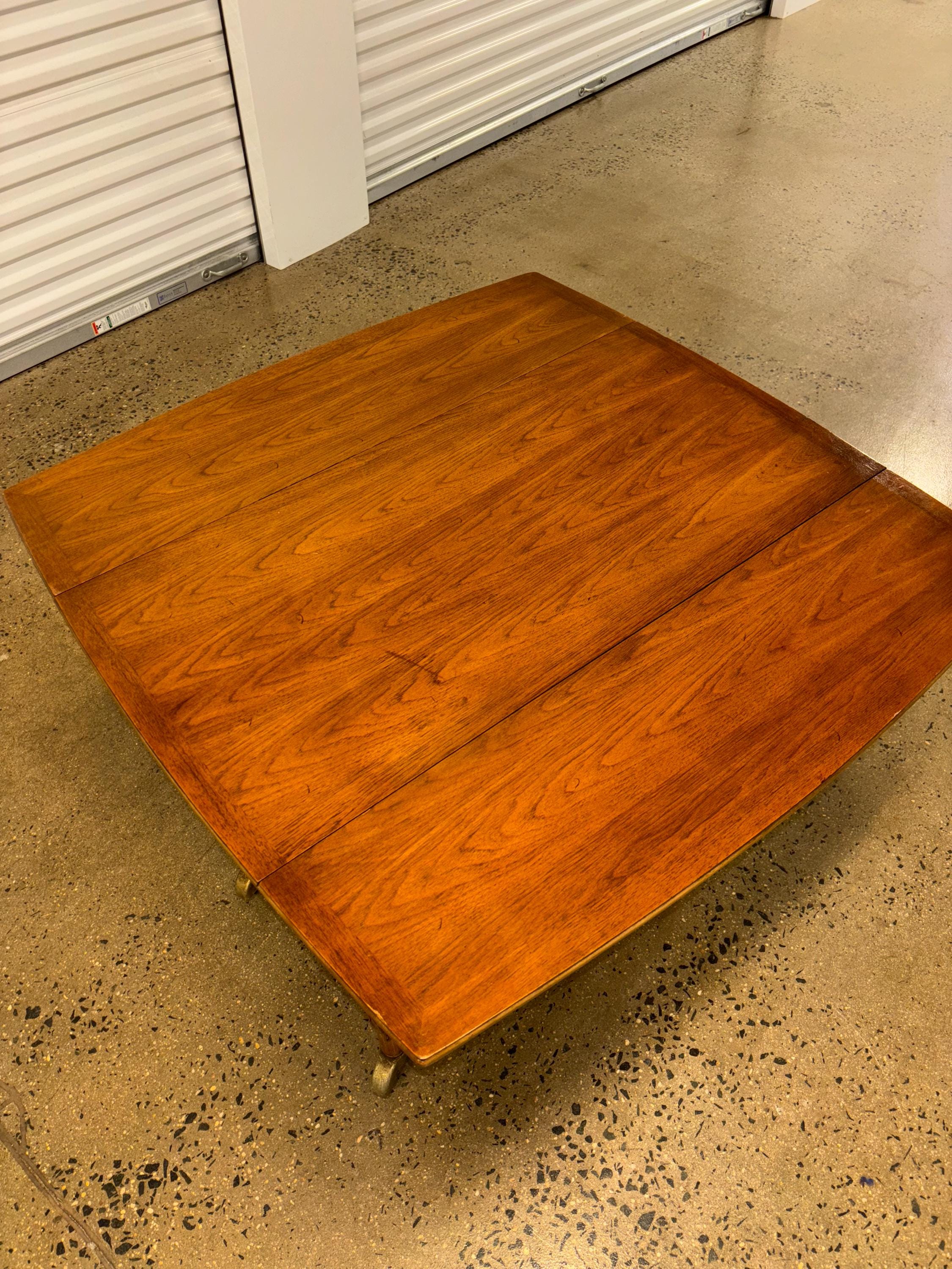 Vintage Mid Century Drop Leaf Serving Table on Wheels by Thomasville - Etsy