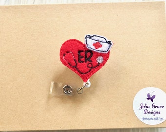 Er Nurse Badge Reel | Etsy